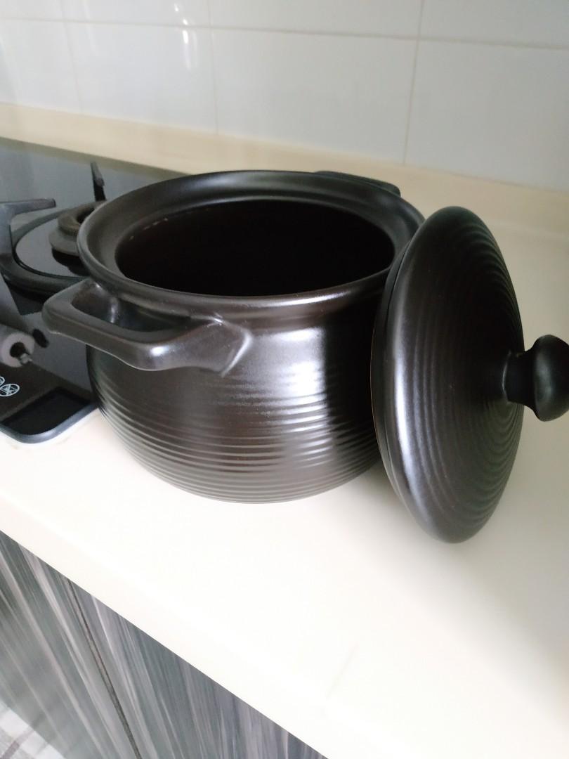 Tanyu Claypot 3.4 litres Set C/W Cooking Book, Furniture & Home Living ...