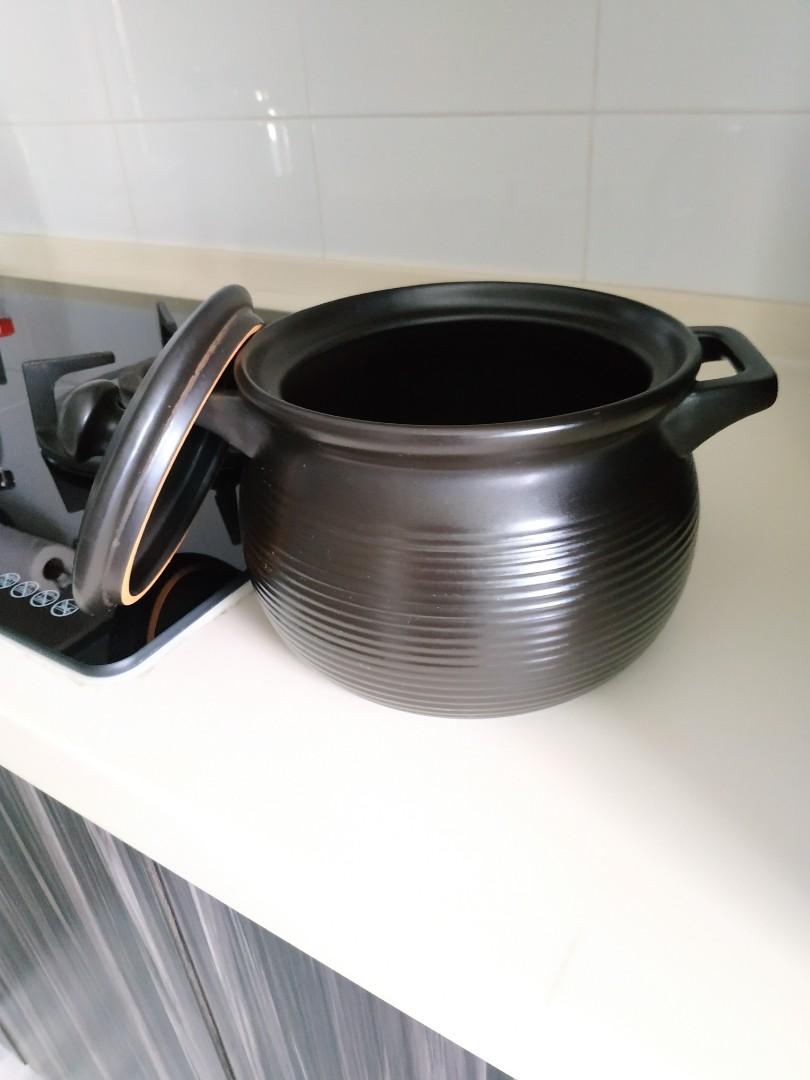 Tanyu Claypot 3.4 litres Set C/W Cooking Book, Furniture & Home Living ...