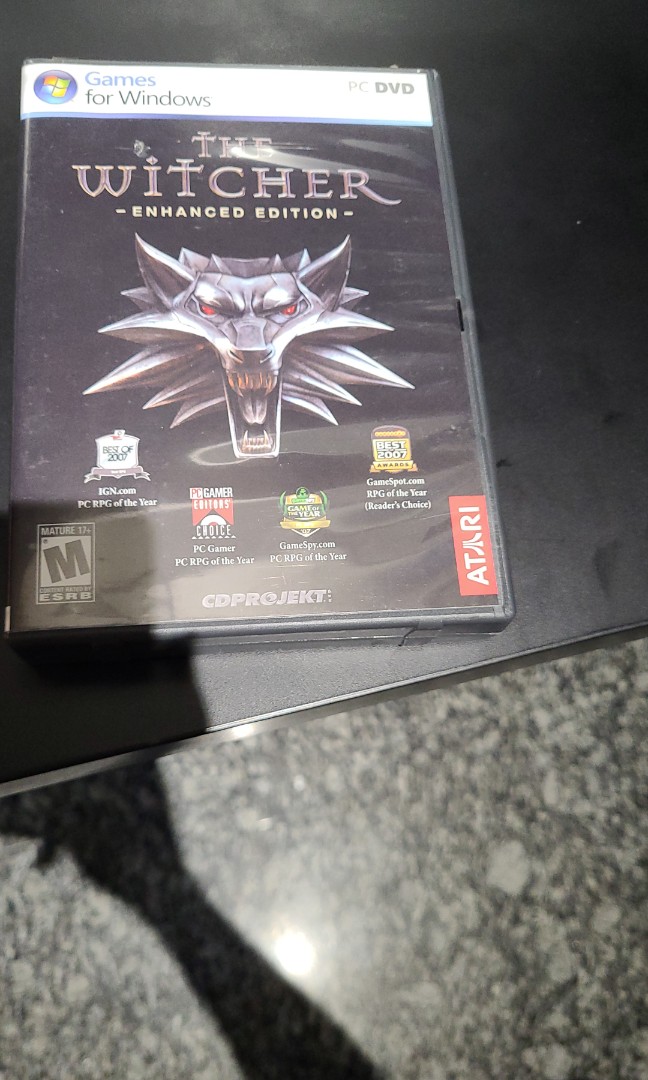 The Witcher Enhanced Edition box set (PC), Video Gaming, Video Games ...