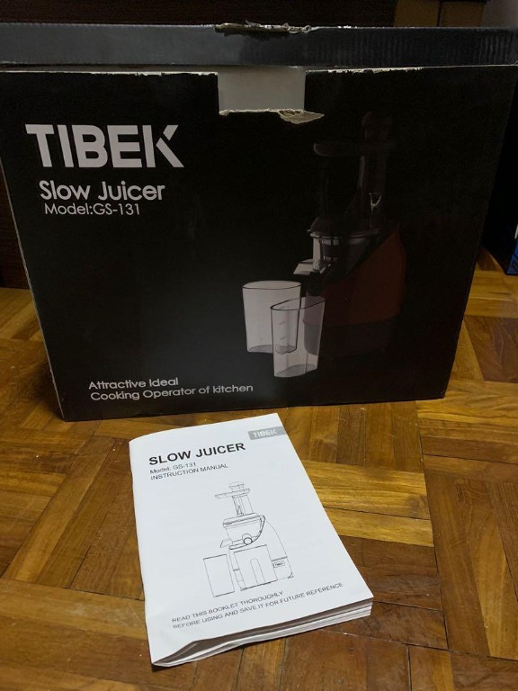 Tibek Slow Juicer GS-131, TV & Home Appliances, Kitchen Appliances ...