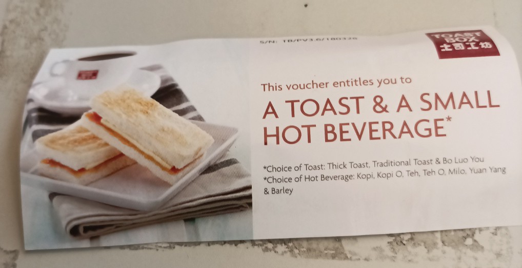 Toastbox voucher, Food & Drinks, Local Eats on Carousell