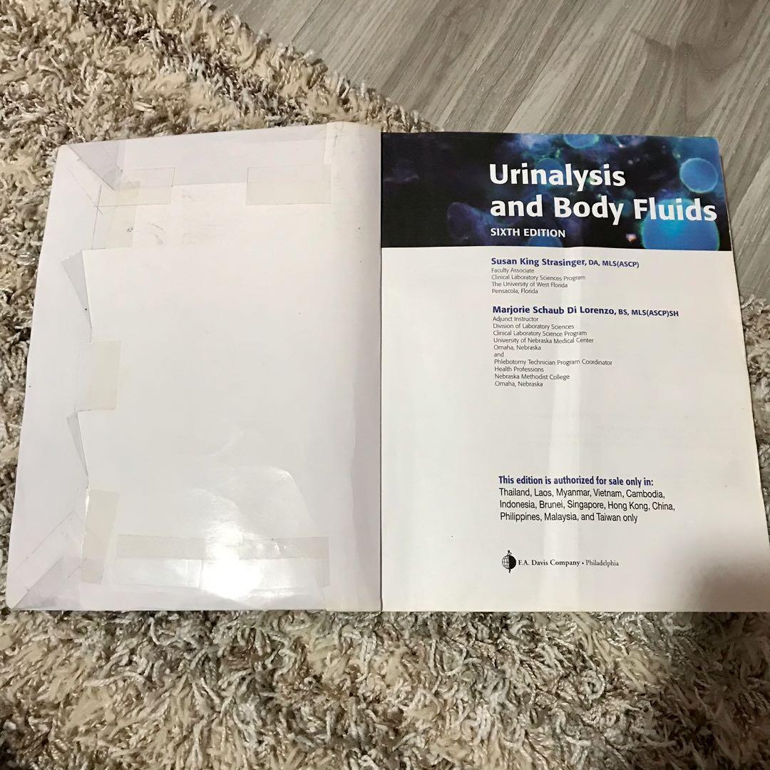 Urinalysis and Body Fluids 6th Edition by Susan King Strasinger ...