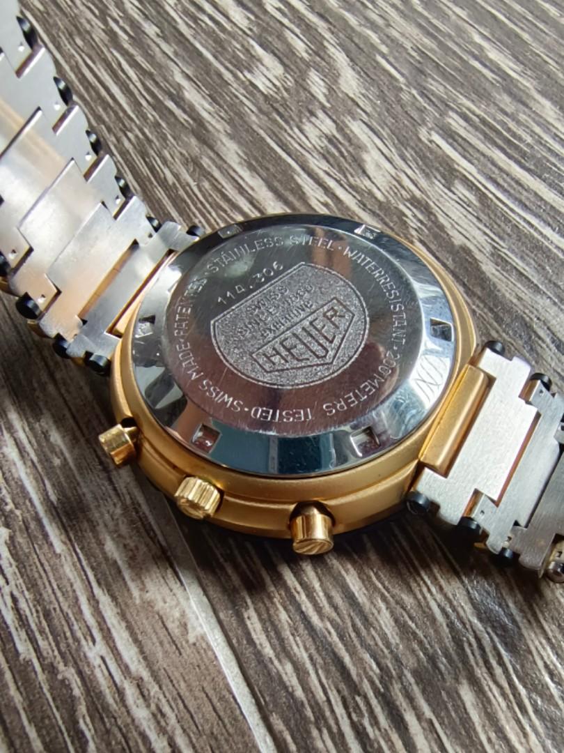 Vintage Tag Heuer Executive 40mm Automatic Chronograph Watch, Luxury ...