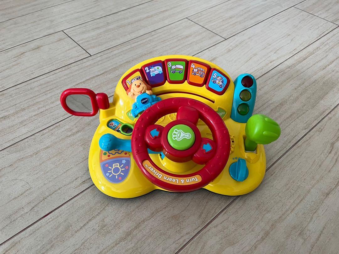 Vtech turn and learn driver, steering wheel, Babies & Kids, Infant ...