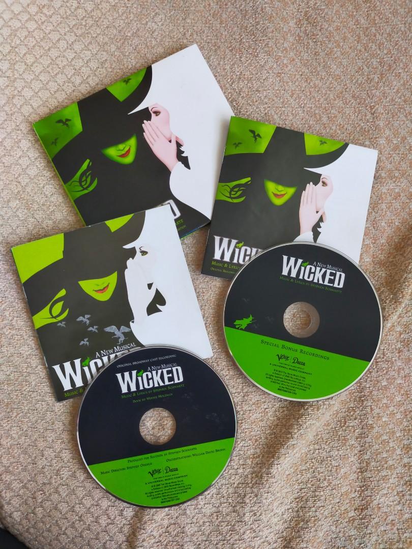 Wicked original Broadway cast recording limited edition double cd ...