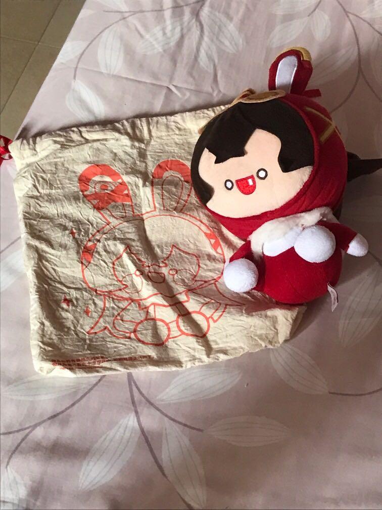 WTS official baron bunny genshin impact plushie, Hobbies & Toys ...