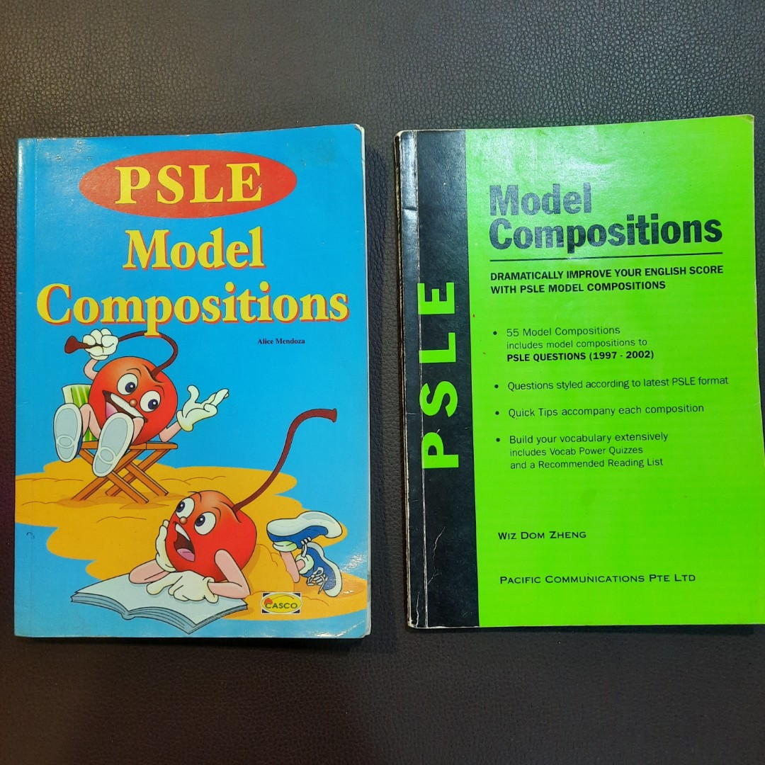 PSLE Model Composition 1) Blue Book @$2.50 each 2) Green Book @$2.50 ...