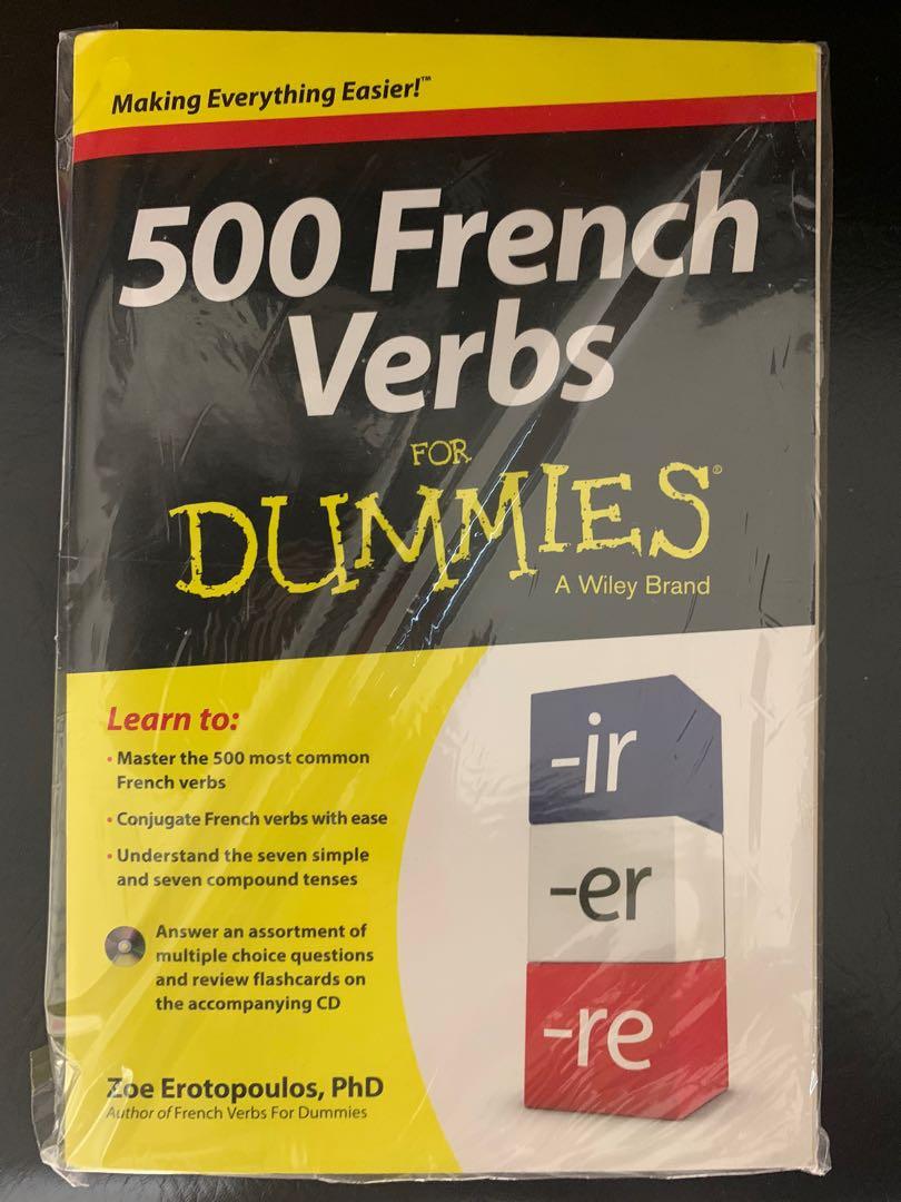 500 French Verbs for Dummies, Hobbies & Toys, Books & Magazines ...