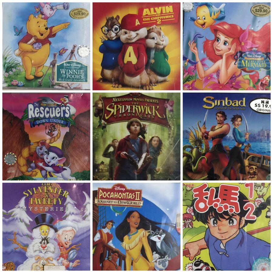78 Education & Disney Cartoon VCD, Hobbies & Toys, Music & Media, CDs ...