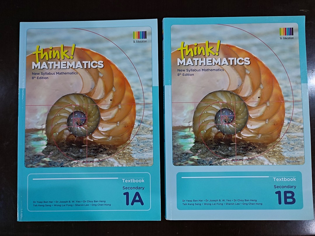 $9 each - Think! Mathematics Textbook New Syllabus 8th Edition 1A & 1B ...