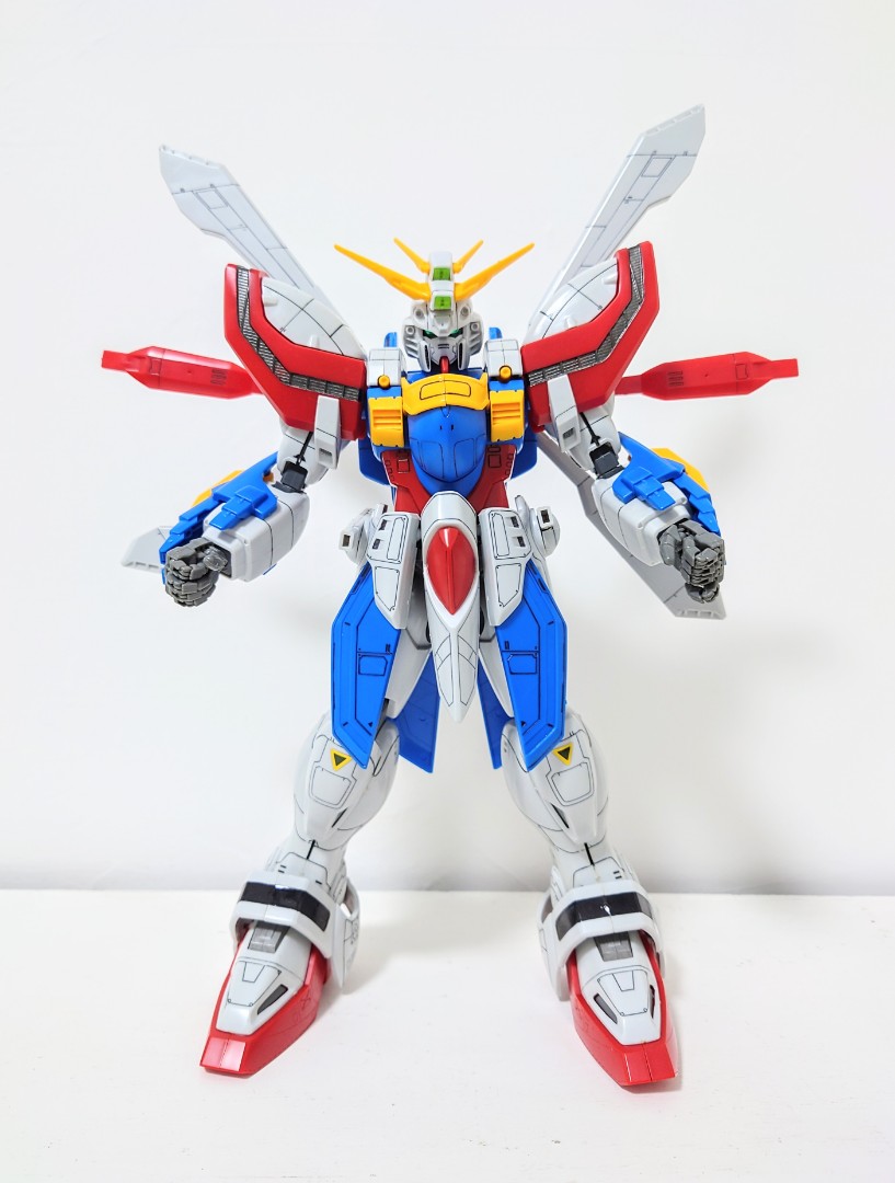 已組 1/60 God Gundam HG-Ex G Gundam, 興趣及遊戲, 玩具 & 遊戲類 - Carousell