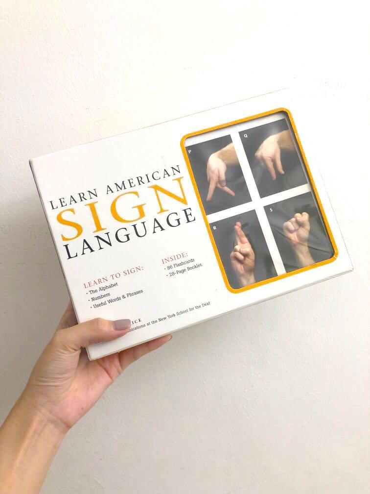 ASL book ( Learn American Sign Language), Hobbies & Toys, Books ...