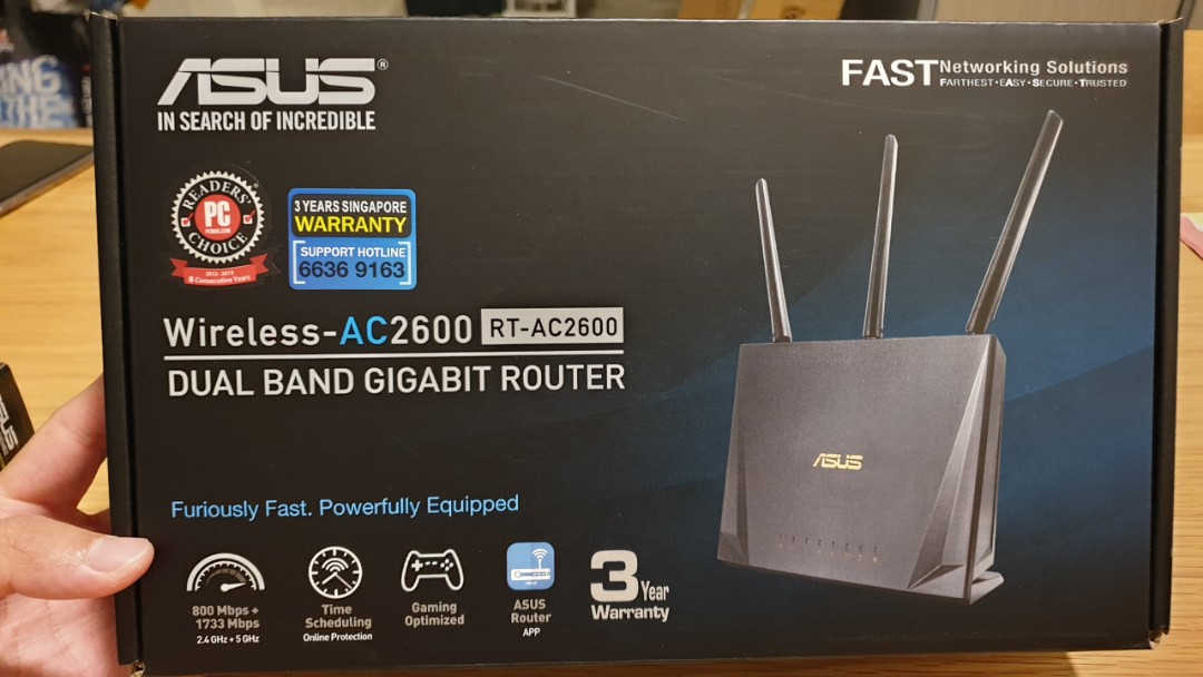 Asus AC2600 Router, Computers & Tech, Parts & Accessories, Networking ...
