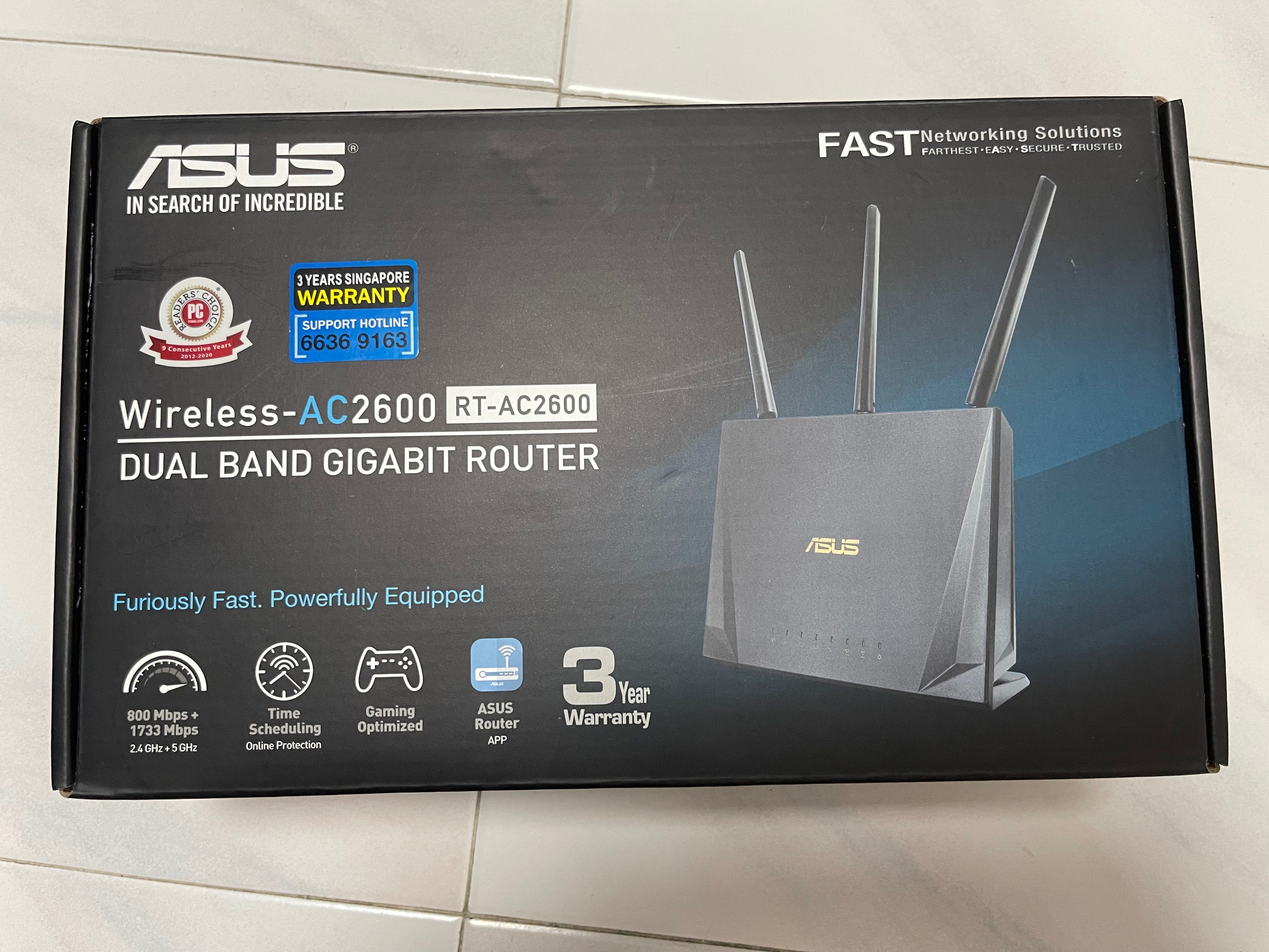 Asus RT-AC2600, Computers & Tech, Parts & Accessories, Networking on ...