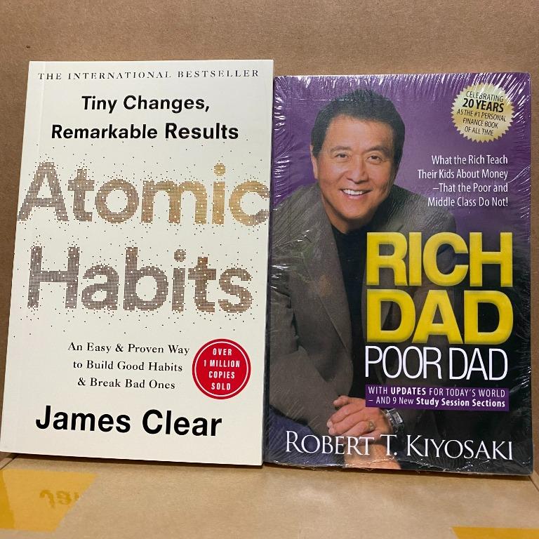 Atomic Habits And Rich Dad Poor Dad Bundle Hobbies And Toys Books