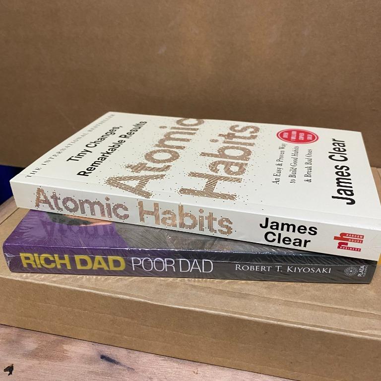 Atomic Habits And Rich Dad Poor Dad Bundle Hobbies And Toys Books