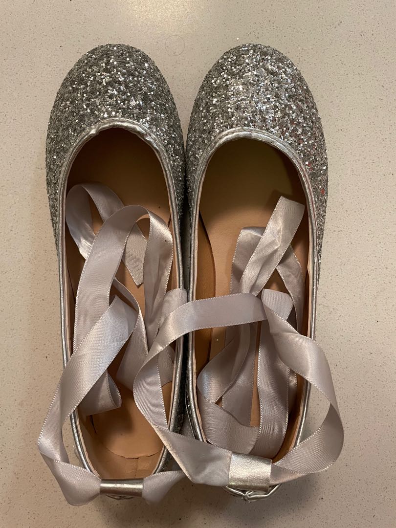 Ballet Flats With Ribbon Ties 1