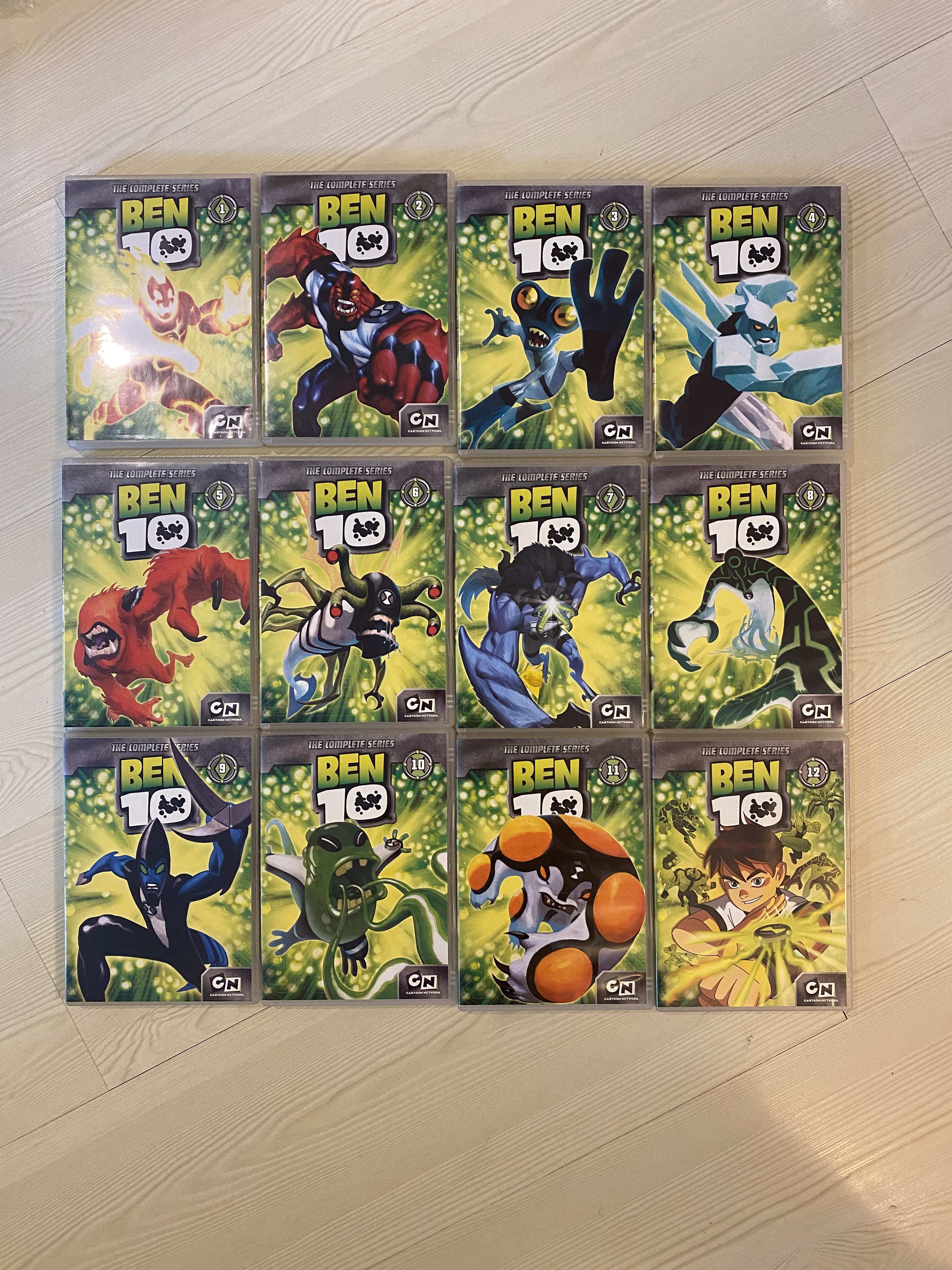 Ben 10 complete series 1- 12 DVDs (available in Aug 2023), 興趣及遊戲, 音樂、樂器 ...