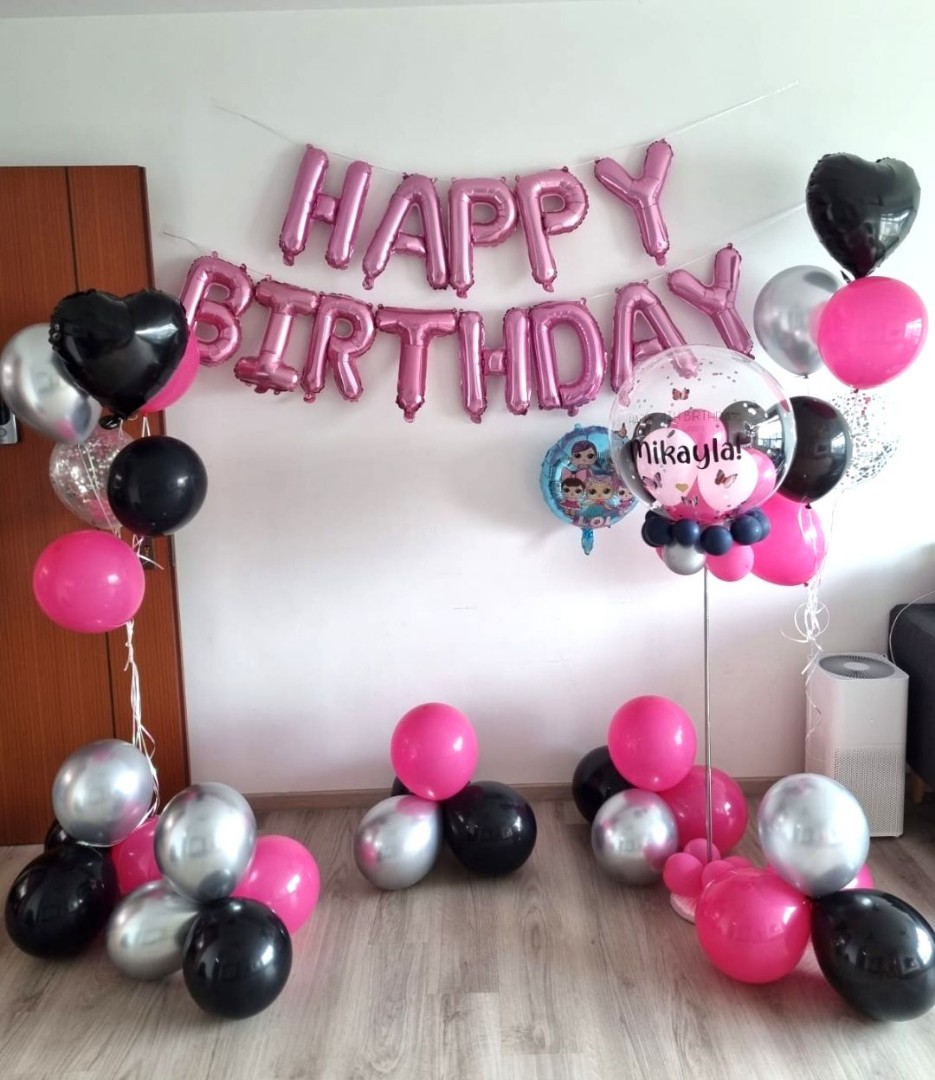 Birthday decorations, birthday surprise set up, anniversary set up ...