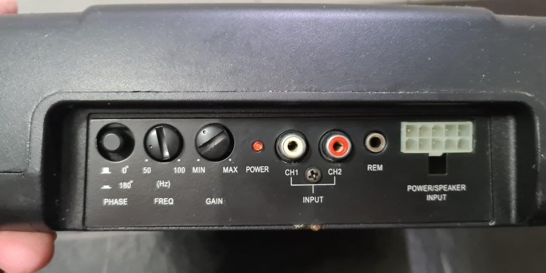 BLITZ AUDIO SUBWOOFER BZ 100, Car Accessories, Accessories on Carousell