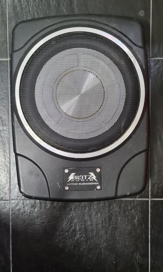BLITZ AUDIO SUBWOOFER BZ 100, Car Accessories, Accessories on Carousell