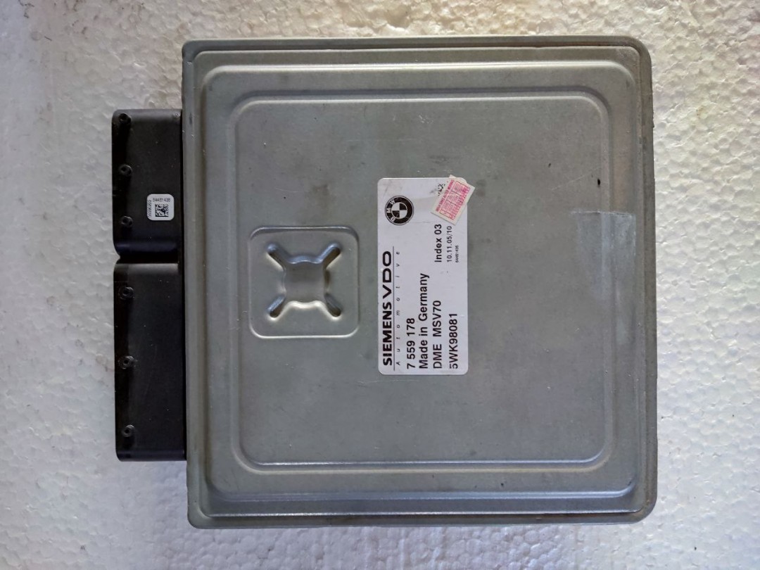 Bmw E60 525i 5 series ecu set N52 2.5 pre lci key + cas + ecu, Auto ...