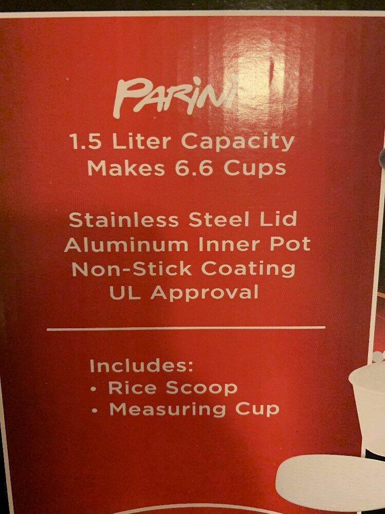 BNIB PARINI NON STICK RICE COOKER, TV & Home Appliances, Kitchen ...