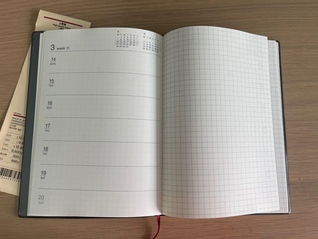 Brand New Muji Planner 2022, Everything Else on Carousell
