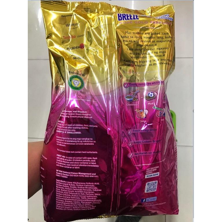 Breeze Laundry Detergent Powder Rose Gold Perfume 2740g, Furniture ...