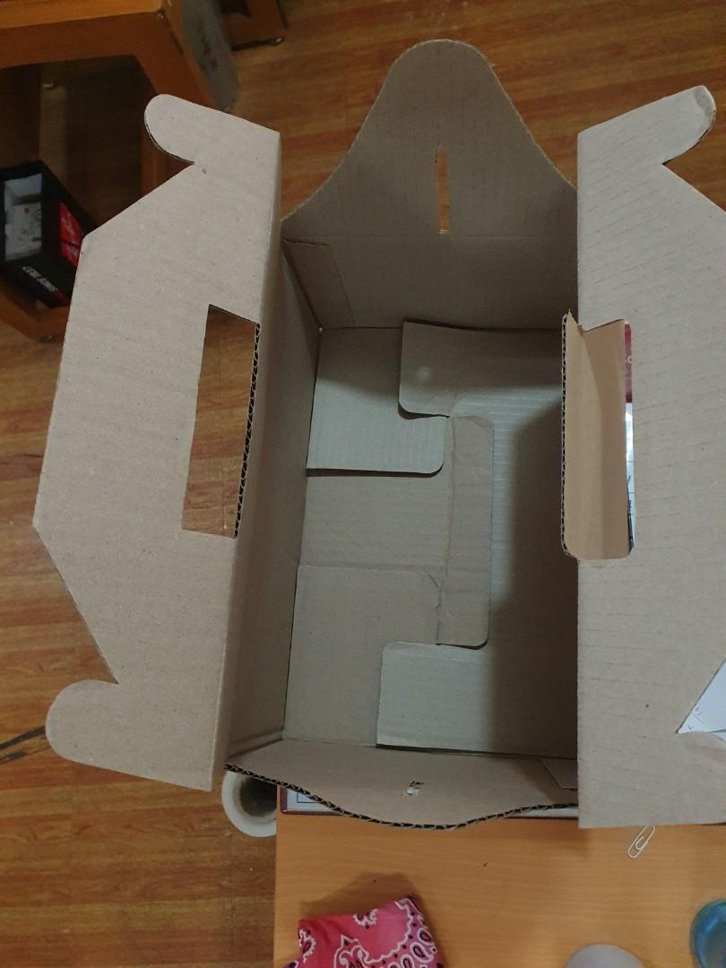 Corrugated Lechon Belly Box corrugated box, Furniture & Home Living ...