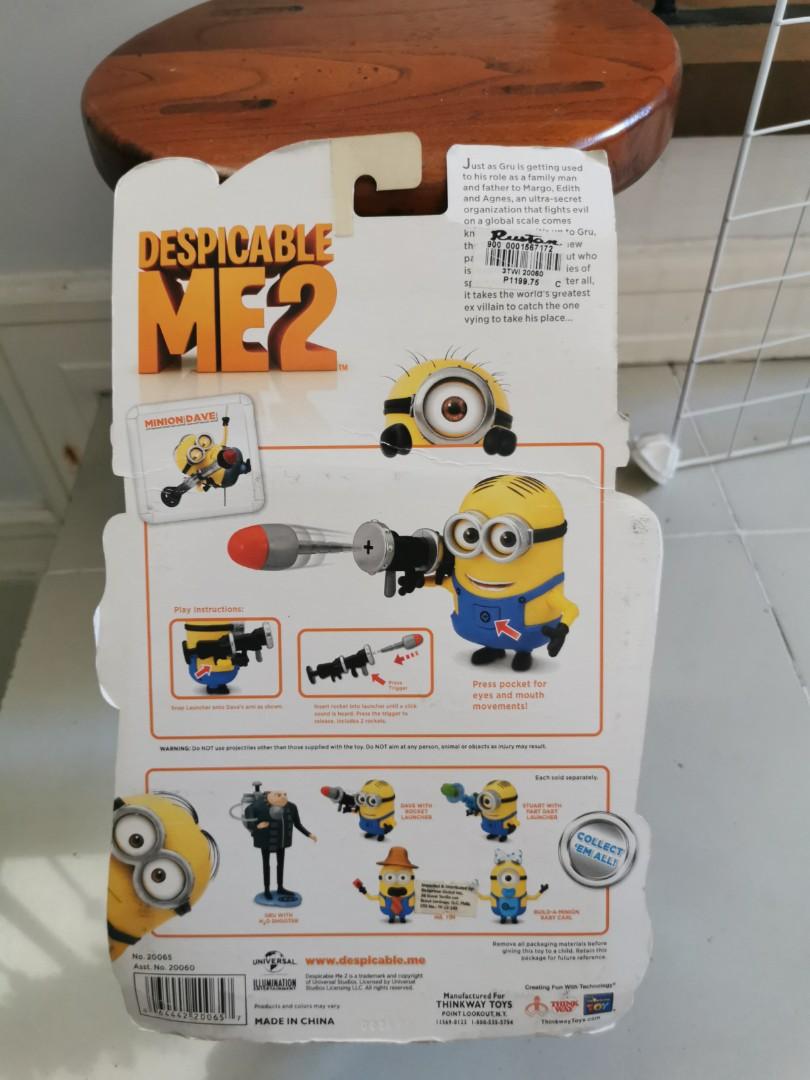 Despicable Me 2 Minion action figure - Rocket Version, Hobbies & Toys ...