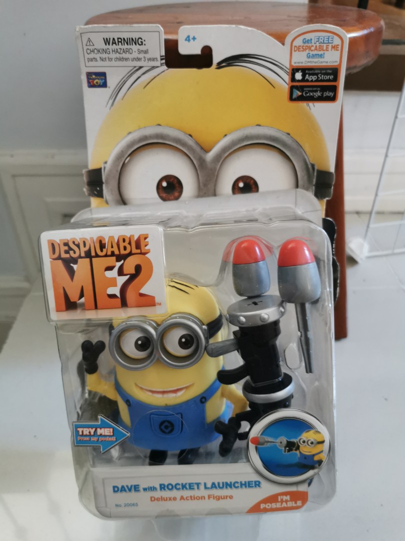 Despicable Me 2 Minion action figure - Rocket Version, Hobbies & Toys ...