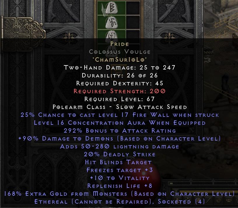 Diablo 2 Resurrected Pride (CV), Video Gaming, Gaming Accessories, In ...