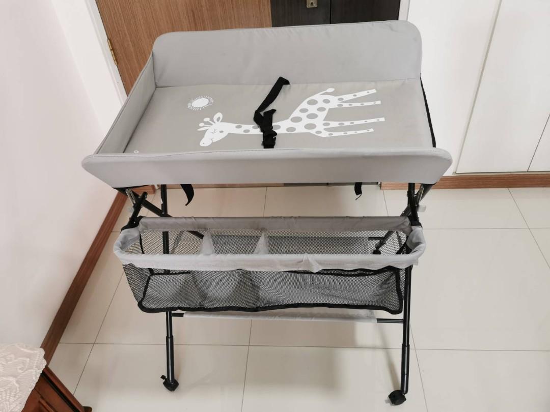 Diaper changing foldable trolley, Babies & Kids, Baby Nursery & Kids ...