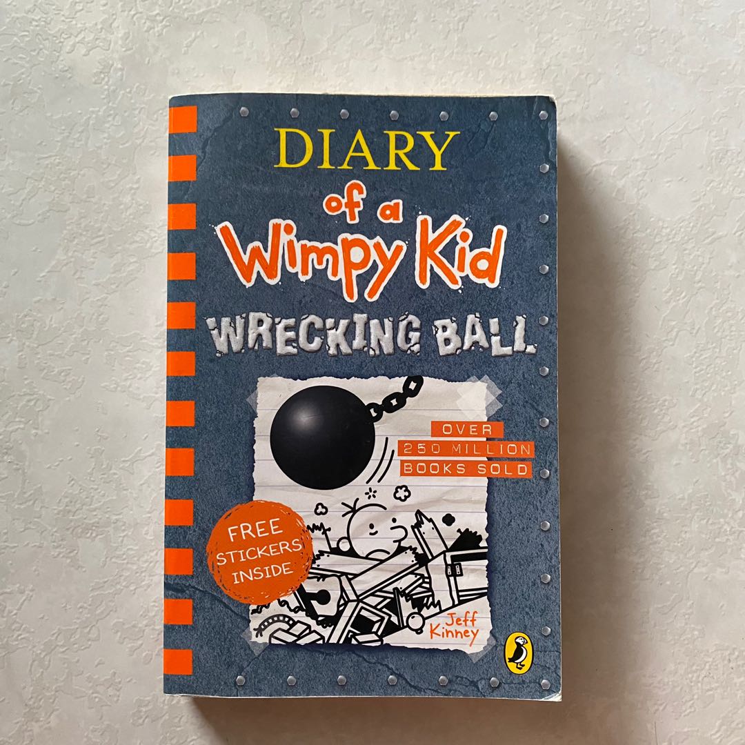 Diary of a Wimpy Kid Wrecking Ball by Jeff Kinney, Hobbies & Toys ...
