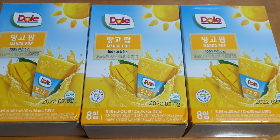 Dole Mango and Orange POP, Food & Drinks, Chilled & Frozen Food on ...