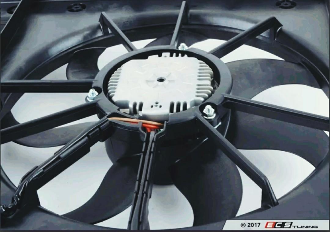 ECS Tuning VAG Radiator Cooling Fan Clutch Assembly, Car Accessories ...