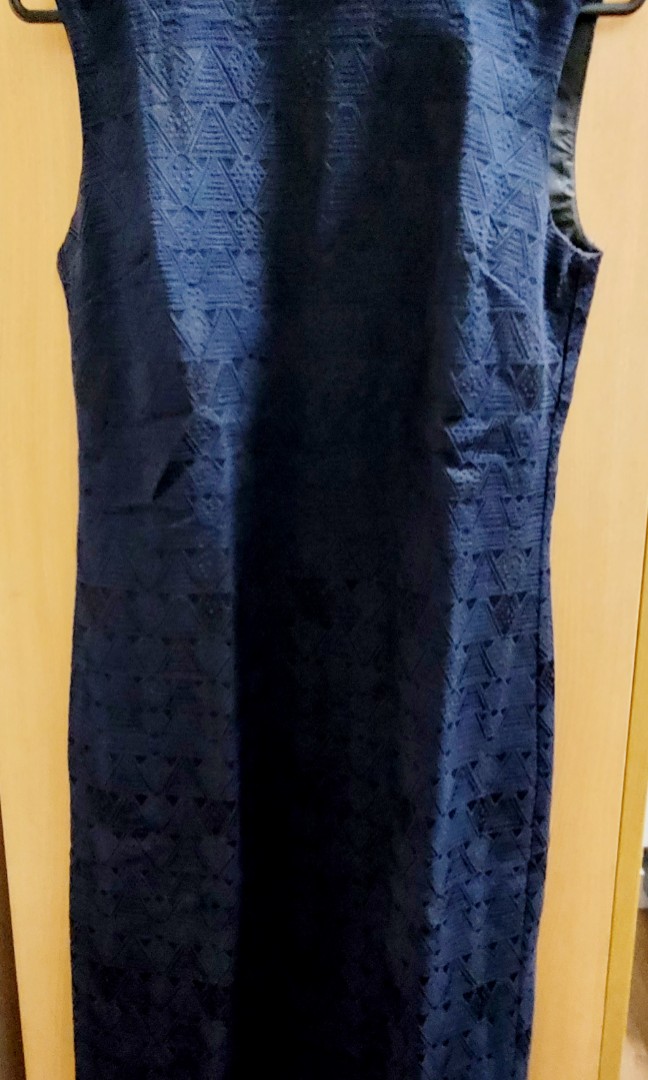 Espada Navy Blue Dress, Women's Fashion, Dresses & Sets, Dresses on ...