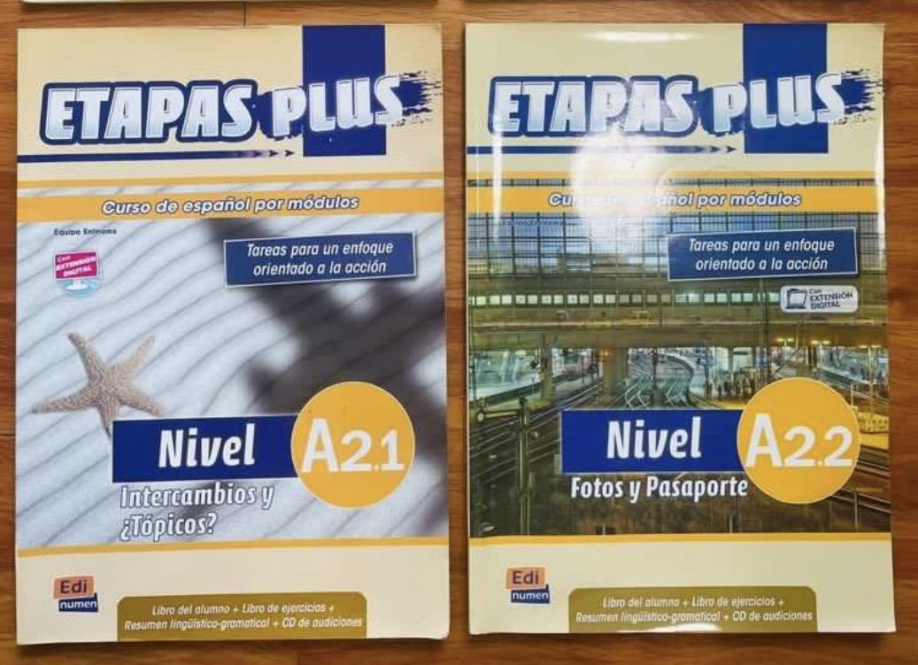 Etapas Plus A2.1, A2.2 (Learn how to speak Spanish), Hobbies & Toys, Books & Magazines ...