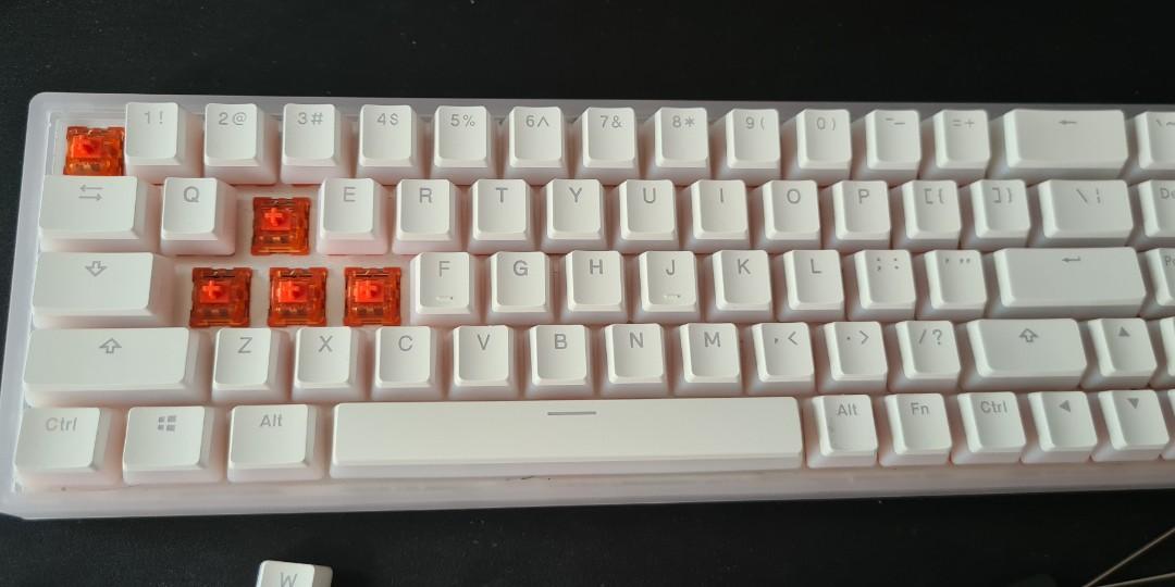 Everglide SK68 65% Hotswappable with PC GLORIOUS AURA KEYCAPS V2 (AKKO ...