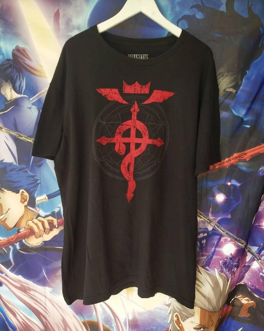 Fullmetal Alchemist Brotherhood Kaos Anime Tee Tshirt Baju Merch Kartun ...