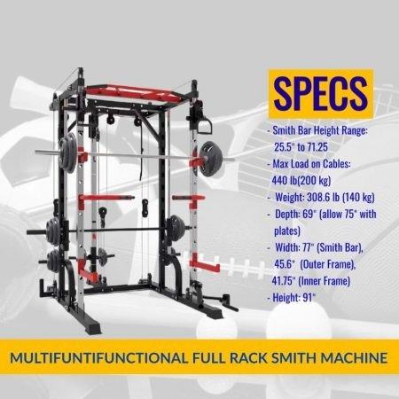Functional Smith Machine Full Rack, Sports Equipment, Exercise ...