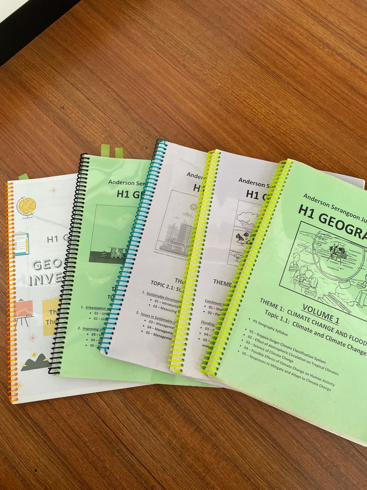 Geography Textbooks Notes JC H1, Hobbies & Toys, Books & Magazines ...