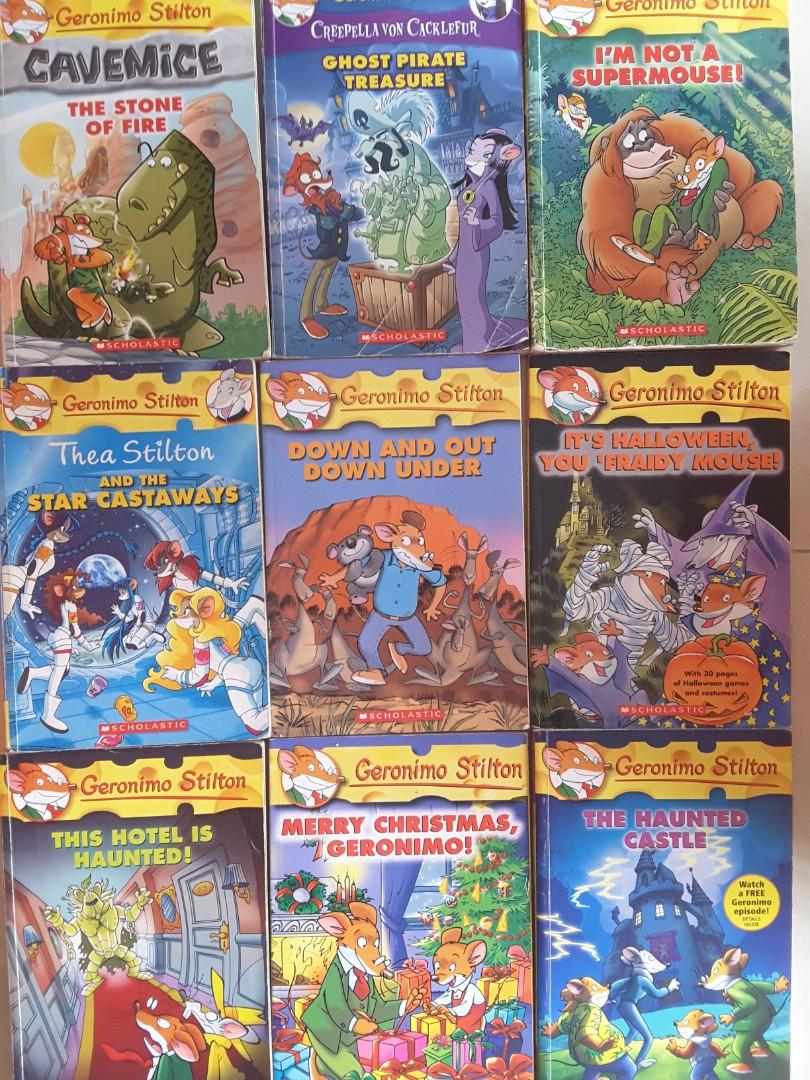Geronimo Stilton storybooks (full bundle of all books shown in pictures ...