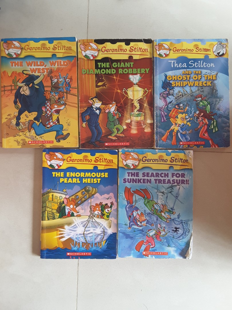 Geronimo Stilton storybooks (full bundle of all books shown in pictures ...