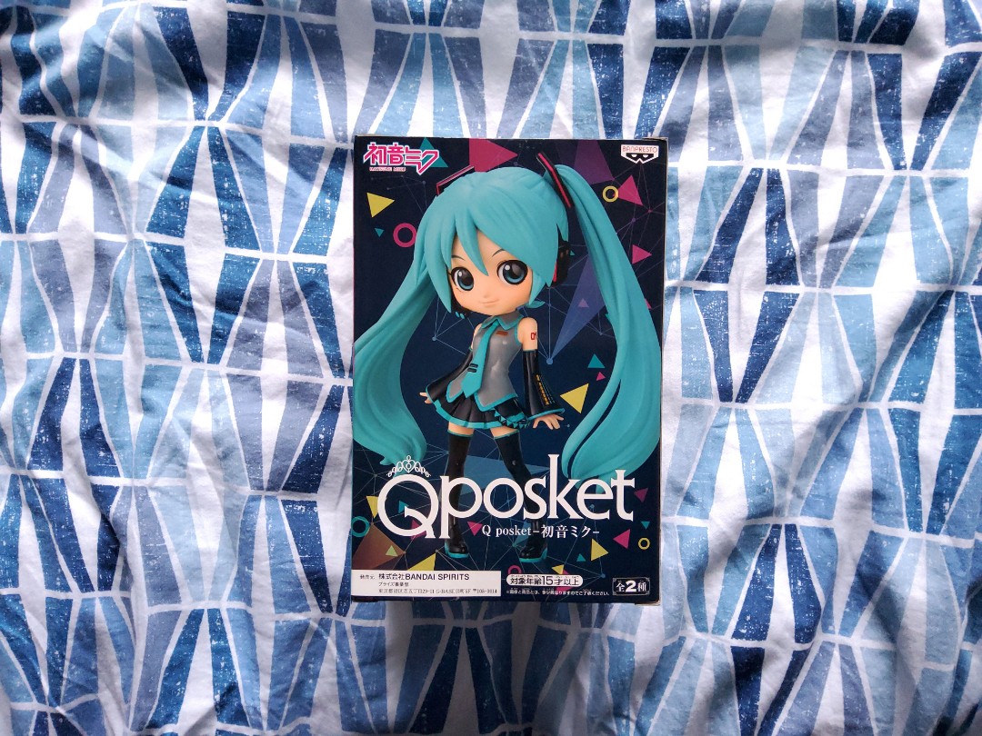 Hatsune Miku 初音ミク Qposket Q posket Figure figurine BANDAI Banpresto ...