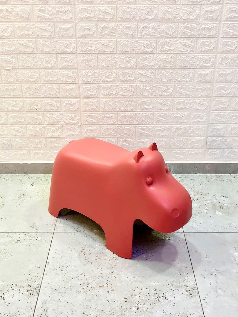 Hippo Stool, Furniture & Home Living, Furniture, Chairs on Carousell