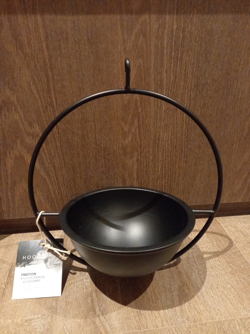 Hooga Preston Faux Botanical hanging pot, Furniture & Home Living ...