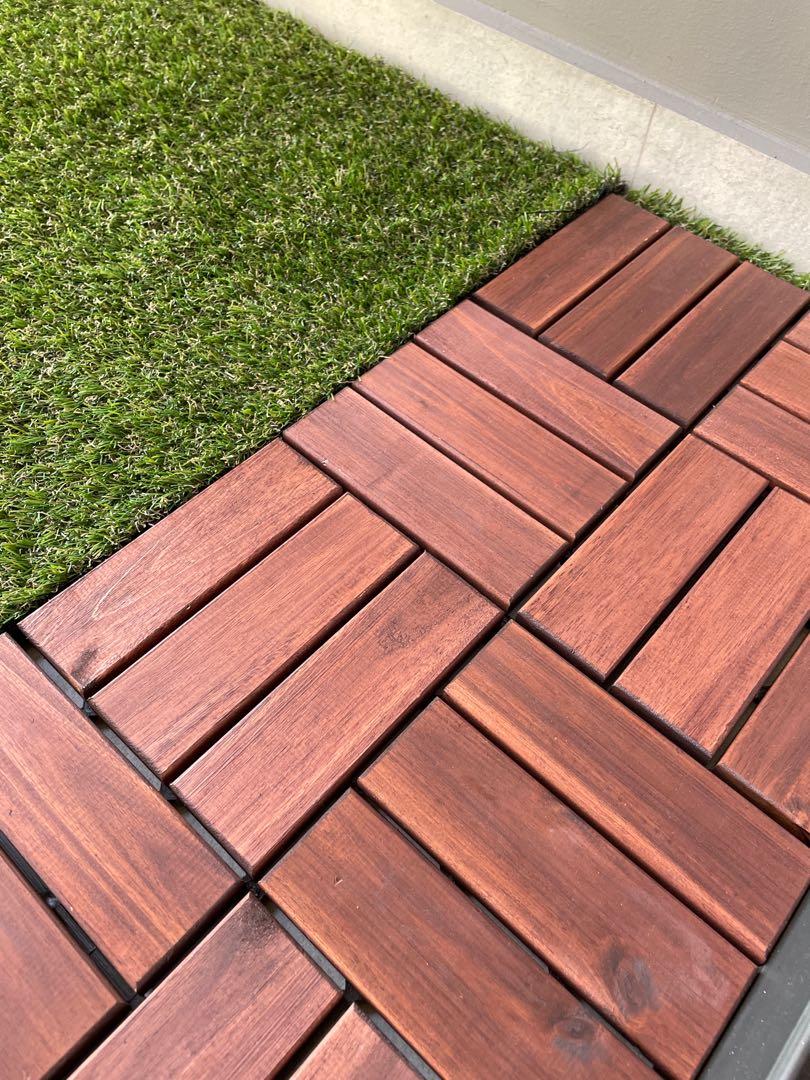 Ikea runnen floor tile (9 pieces per set), Furniture & Home Living ...