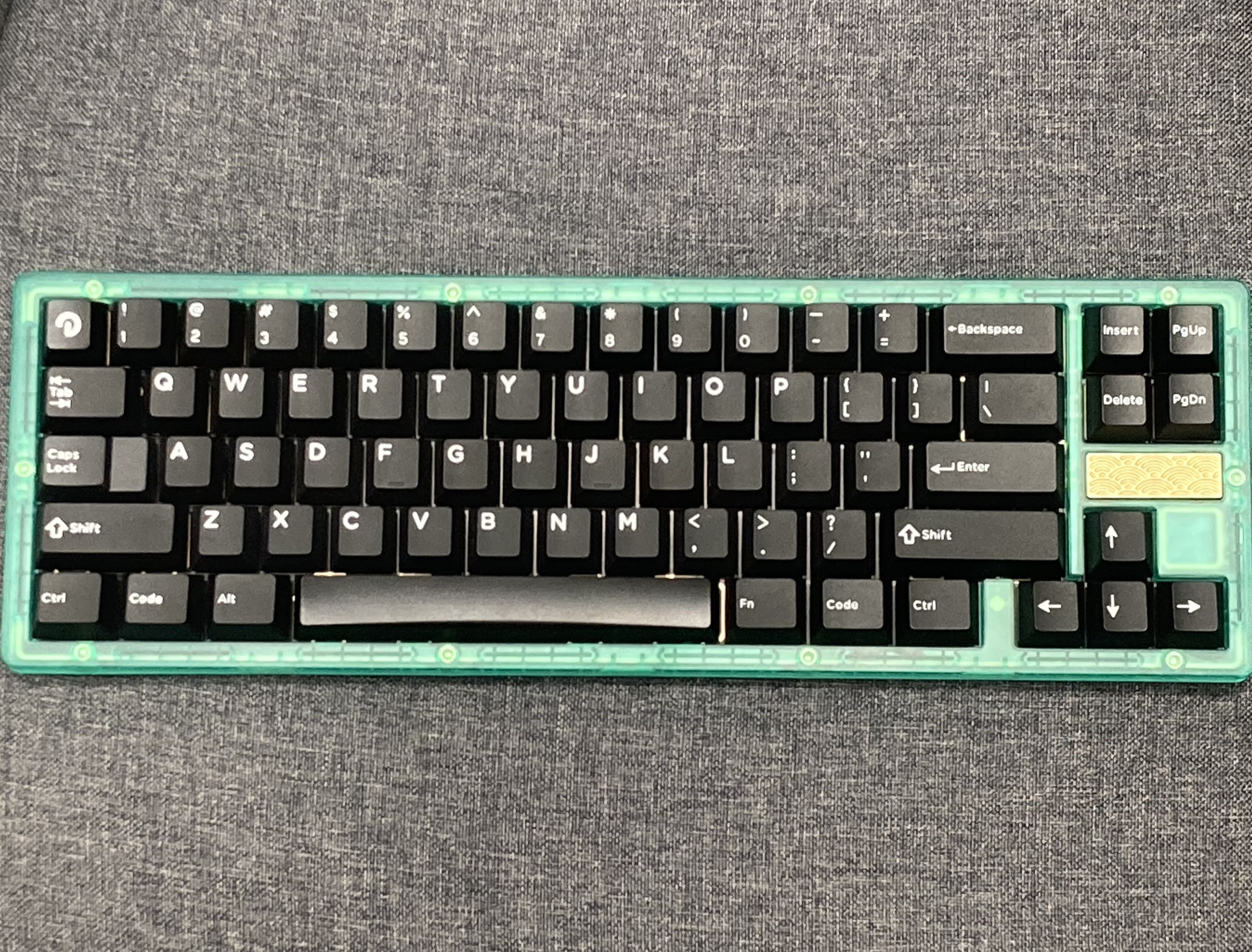 Ikki68 Aurora Mint Custom Mechanical Keyboard, Computers & Tech, Parts ...